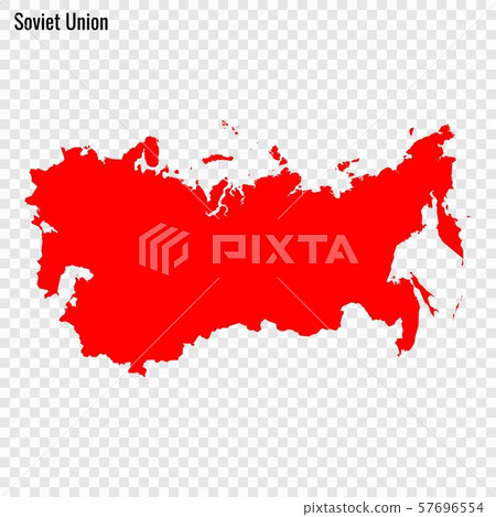 High quality map of Soviet Union - Stock Illustration [57696554] - PIXTA