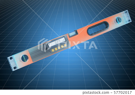 3d cad model of digital spirit level - Stock Illustration [57702017 ...