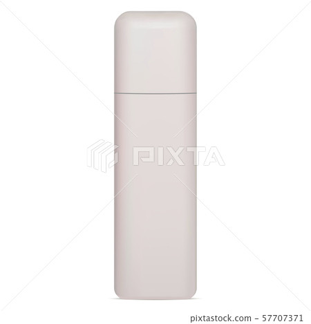 Cosmetic Bottle Smooth Square. Shampoo Mockup - Stock Illustration ...