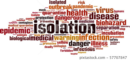 Isolation word cloud - Stock Illustration [57707847] - PIXTA