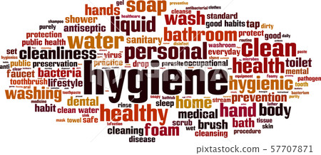 Hygiene word cloud - Stock Illustration [57707871] - PIXTA