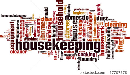 Housekeeping word cloud-插圖素材 [57707878] - PIXTA圖庫