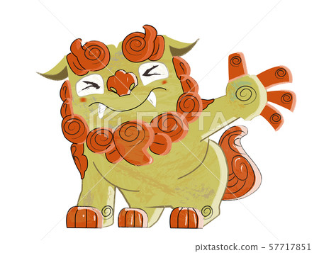 Cute Shisa - Stock Illustration [57717851] - PIXTA