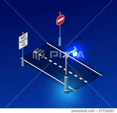 Isometric night light lighting - Stock Illustration [57728265] - PIXTA