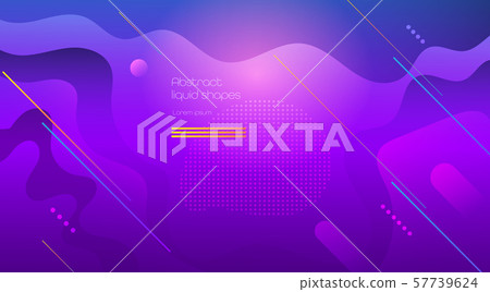 Abstract minimal gradient shapes and geometric... - Stock Illustration ...