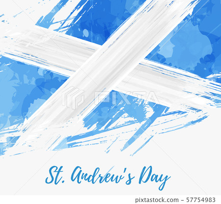St. Andrew's day holiday background - Stock Illustration [57754983] - PIXTA