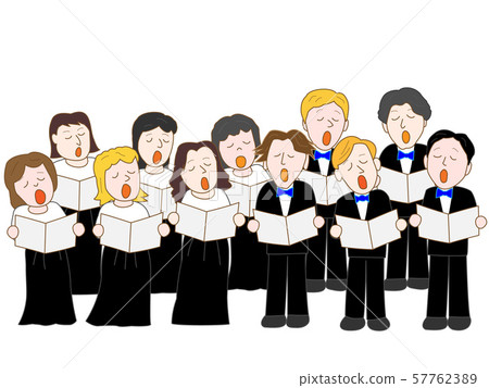 Choir concert - Stock Illustration [57762389] - PIXTA