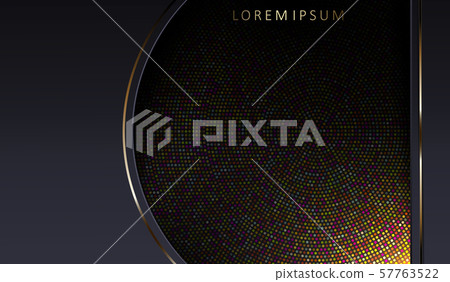 Abstract dark composition with a semicircle... - Stock Illustration ...