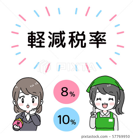 Reduced tax rate Tax increase Explanation... - Stock Illustration ...