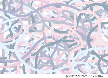curve pattern with irregular lines, random... - Stock Illustration ...