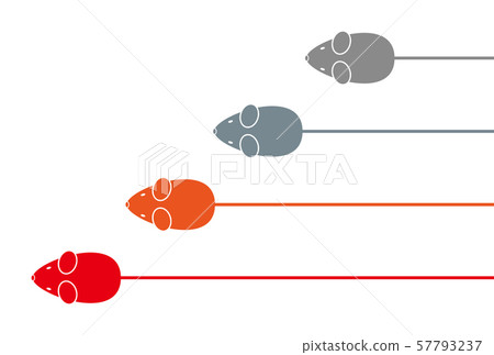 Mouse different color mouse - Stock Illustration [57793237] - PIXTA