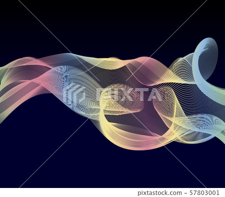 Elegant speed futuristic high-tech swoosh wave - Stock Illustration ...