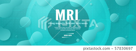 Vector illustration template design for MRI cover - Stock Illustration ...