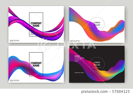 Fluid shapes isolated. Wavy liquid on white - Stock Illustration ...