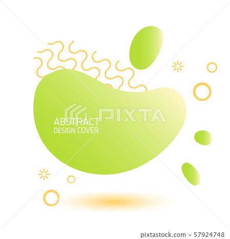 Light green stain with a white inscription... - Stock Illustration ...