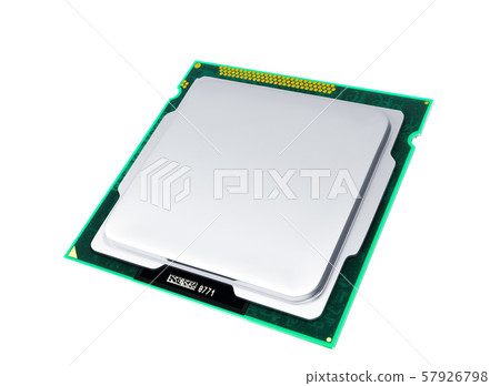 Computer Processors CPU High resolution 3d render - Stock Illustration ...
