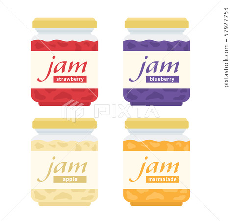 Jam illustration set - Stock Illustration [57927753] - PIXTA