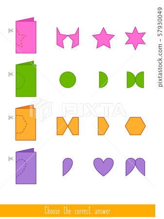 Educational game for kids. Find the correct answer - Stock Illustration ...