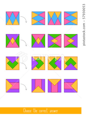 Educational game for kids. Find the correct answer - Stock Illustration ...