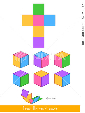 Educational game for kids. Find the correct answer - Stock Illustration ...