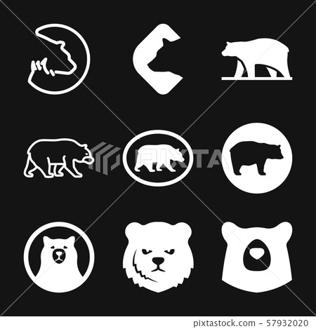 Bear icon. Vector concept illustration for design. - Stock Illustration ...