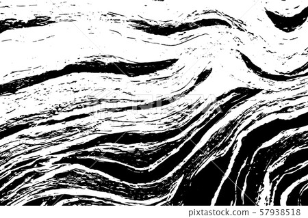 Black and white abstract wave grunge pattern.... - Stock Illustration ...