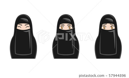 Girl wearing nicap - Stock Illustration [57944896] - PIXTA