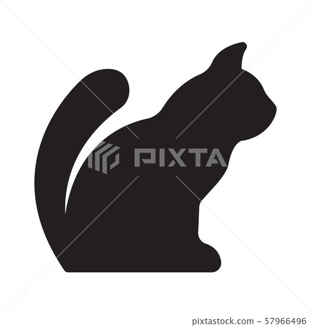 Cat Icon. Concept for Healthcare Medicine and Pet - Stock Illustration ...