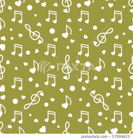 Notes, hearts Romantic pattern. Valentine's day - Stock Illustration ...