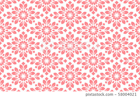 Flower geometric pattern. Seamless vector - Stock Illustration ...