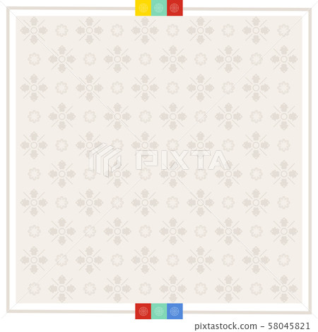 Korean Traditional Pattern Background-Seamless... - Stock Illustration ...