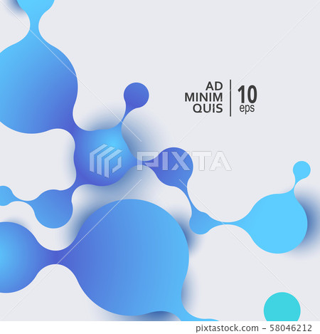 Polygonal science research design background.... - Stock Illustration ...