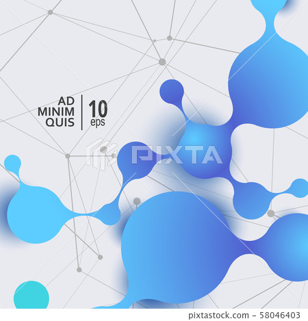 Polygonal science research design background.... - Stock Illustration ...