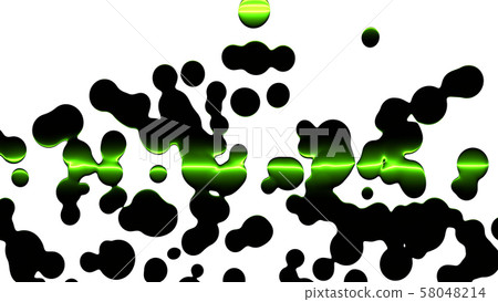 CG laser Laser beam reflected on liquid - Stock Illustration [58048214 ...