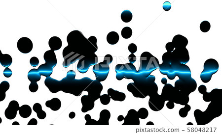 CG laser Laser beam reflected on liquid - Stock Illustration [58048217 ...
