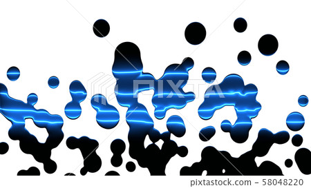 CG laser Laser beam reflected on liquid - Stock Illustration [58048220 ...