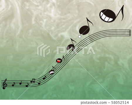Expression of musical notes - Stock Illustration [58052514] - PIXTA