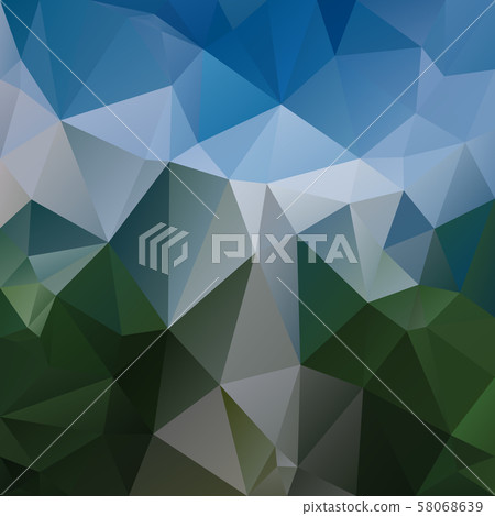 vector abstract irregular polygon square landscape - Stock Illustration ...