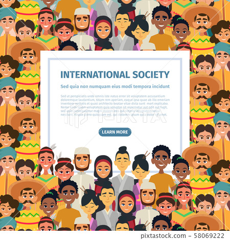 International community with different... - Stock Illustration ...