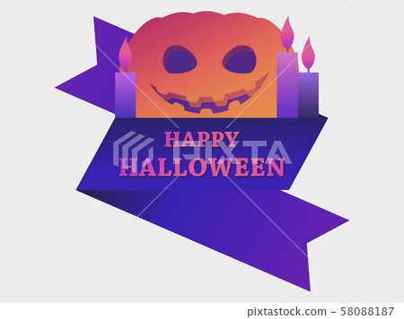 Happy Halloween, October 31st. Greeting card - Stock Illustration ...
