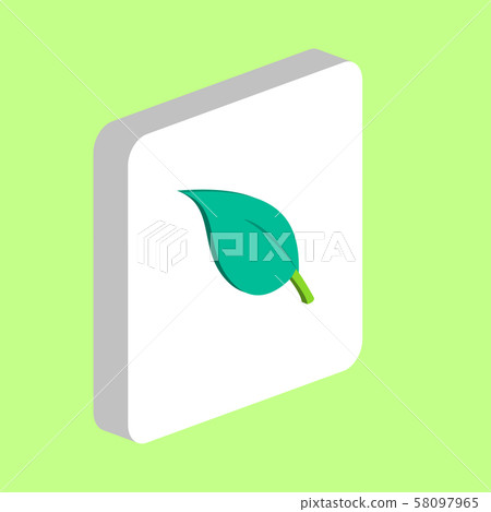 leaves computer symbol - Stock Illustration [58097965] - PIXTA