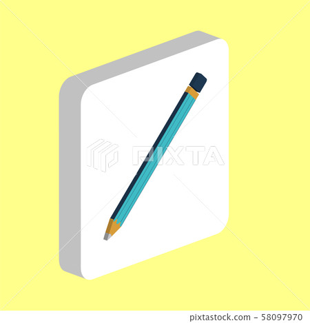 Pencil computer symbol - Stock Illustration [58097970] - PIXTA