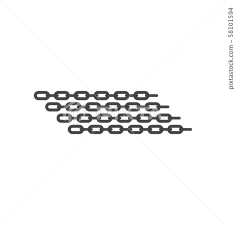 Chain graphic design template vector isolated-插圖素材 [58101594] - PIXTA圖庫
