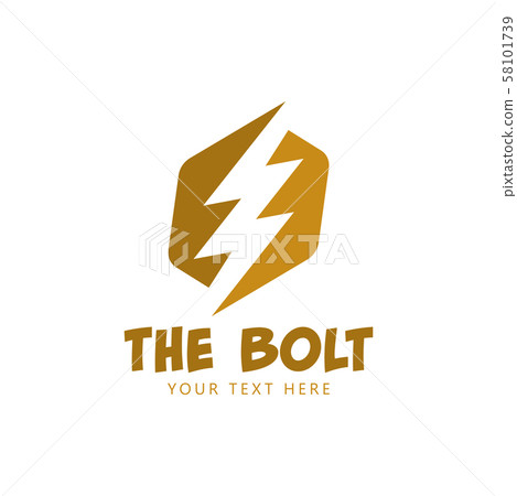 Bolt graphic design template vector isolated - Stock Illustration ...