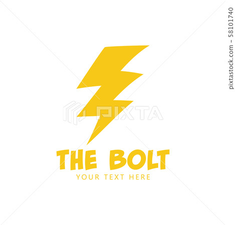 Bolt graphic design template vector isolated - Stock Illustration ...