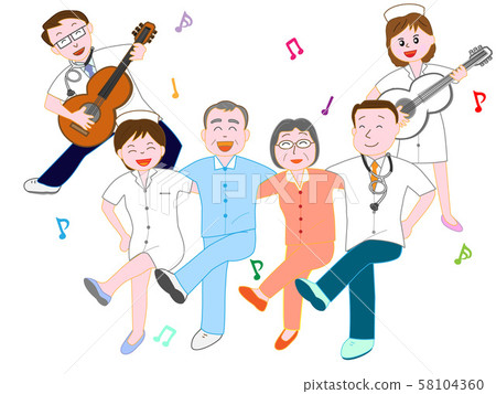 Medical staff concert - Stock Illustration [58104360] - PIXTA