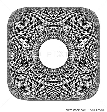 Abstract geometric pattern. Convex texture. - Stock Illustration ...