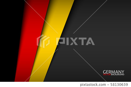 Modern background with German colors - Stock Illustration [58130639 ...