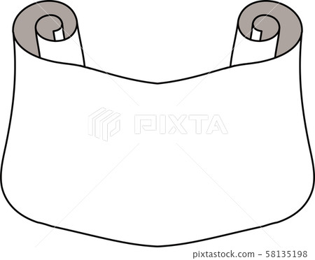 Scroll scroll title design material frame... - Stock Illustration ...