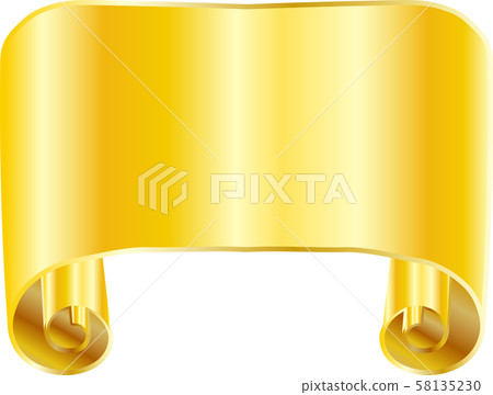 Scroll scroll title design material frame... - Stock Illustration ...